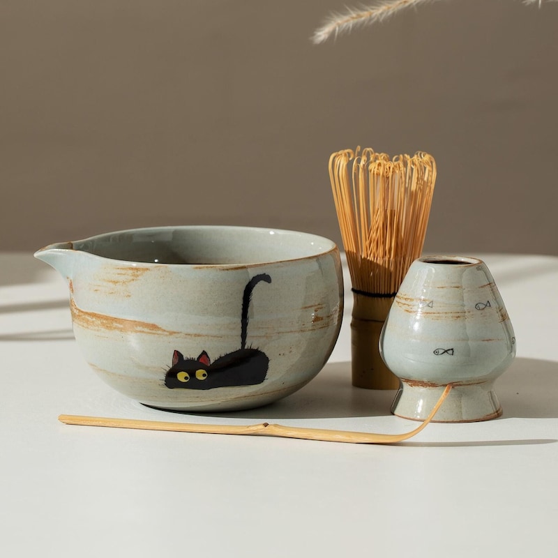 Ceramic Fish Bowl for Cats - Etsy UK