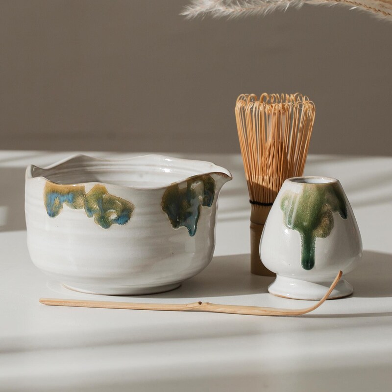 Matcha Bowl With Spout - Etsy