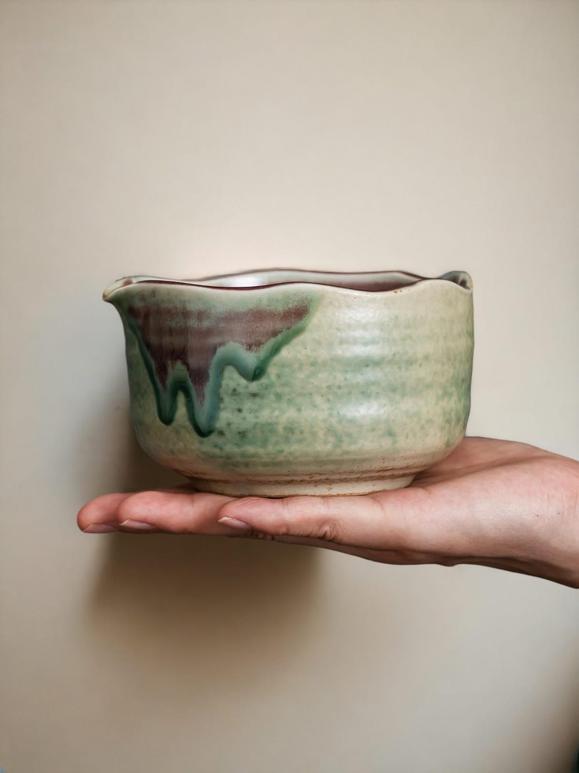 Handmade Matcha Bowl With Natural Green Glaze, Naturals Matcha Kit ...