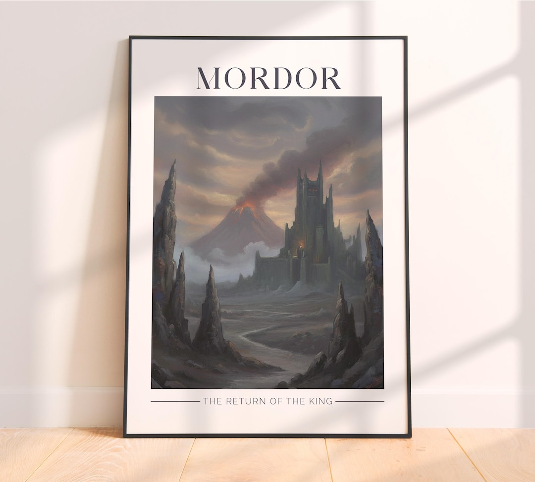 The Lord of the Rings - the Return of the King - Mordor - Digital Art ...