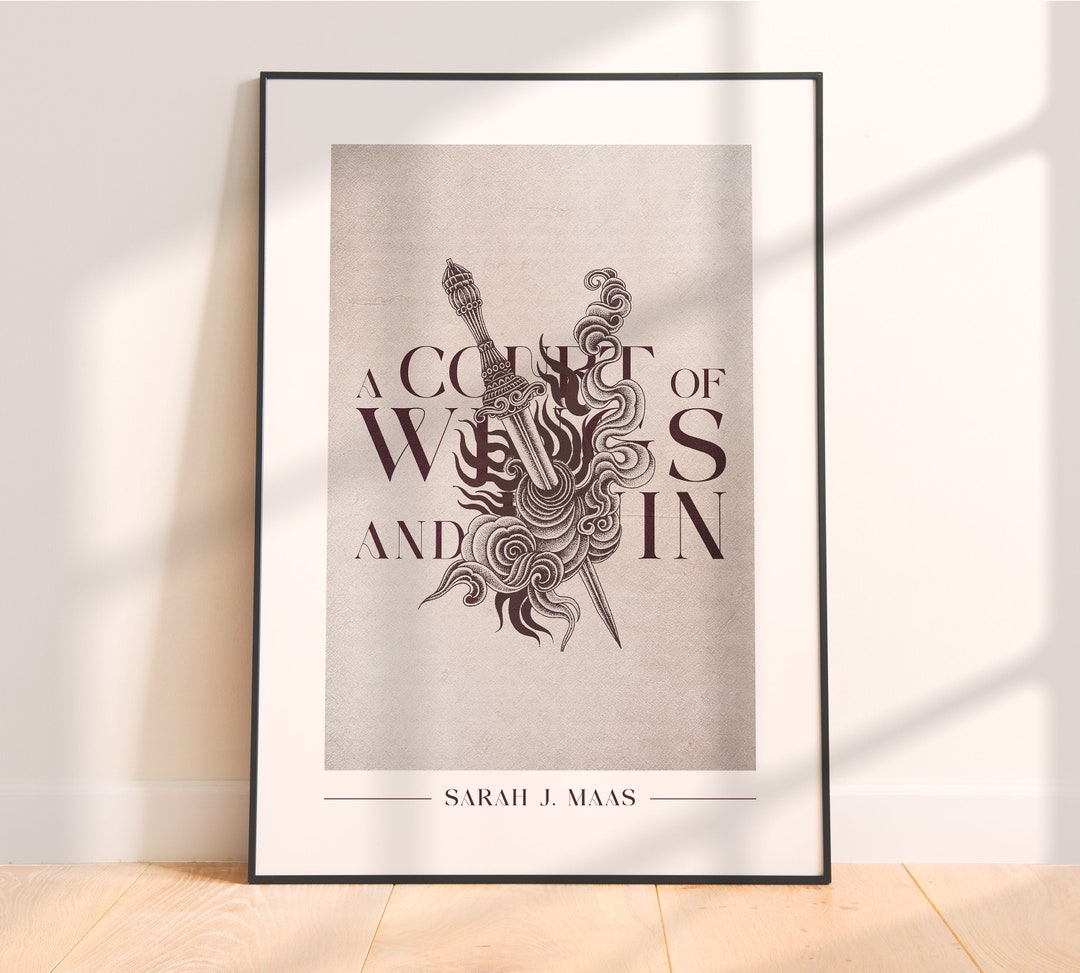 ACOTAR A Court of Wings and Ruin Sarah J. Maas Cover Digital Art - Etsy