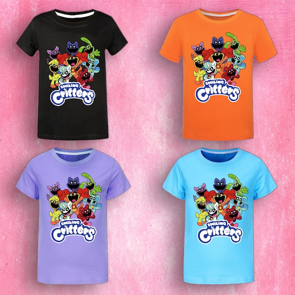 Smiling Critters Shirt for Kids - Etsy Smiling Critters Shirt for Kids - Etsy