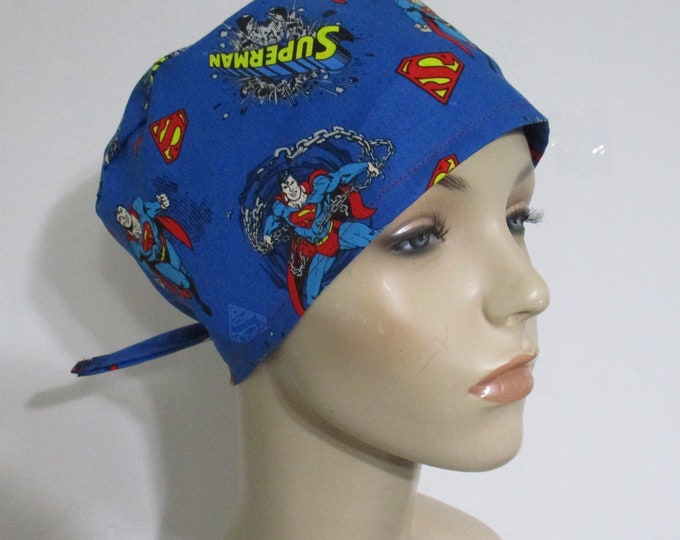 Superhero Handmade Surgical Scrub Cap Made With Marvel Fabric OR Cap ...