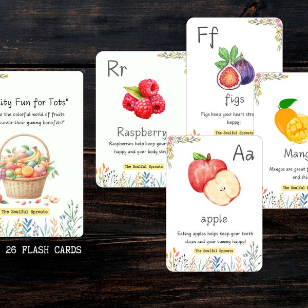 Fruit Card - Etsy