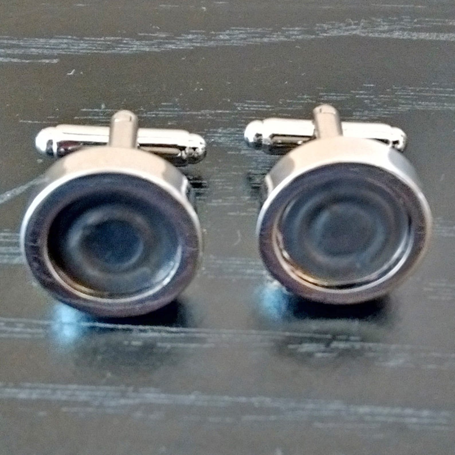 Auto Engine Valve Shim Cufflinks bullseye Car Part Cufflinks Gift for ...