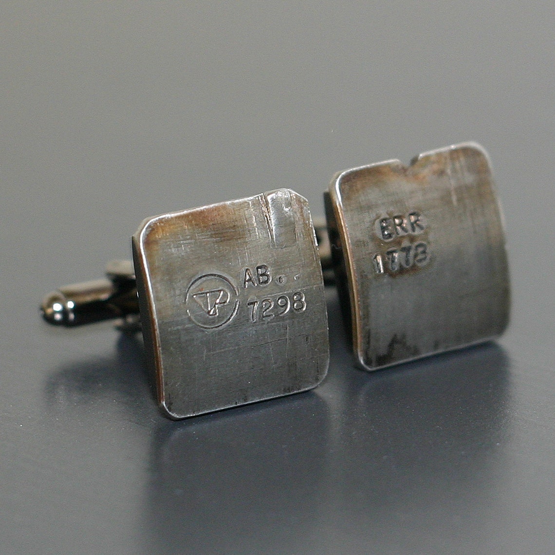 Range Rover Car Engine Piston CUFFLINKS Salvaged Part With Original ...