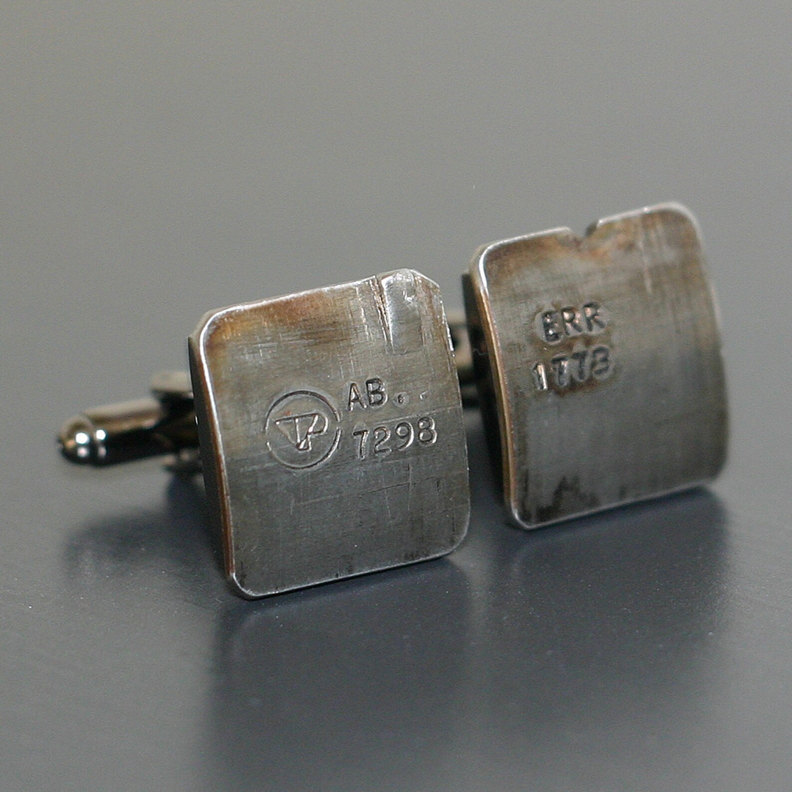 Range Rover Car Engine Piston CUFFLINKS Salvaged Part With Original ...