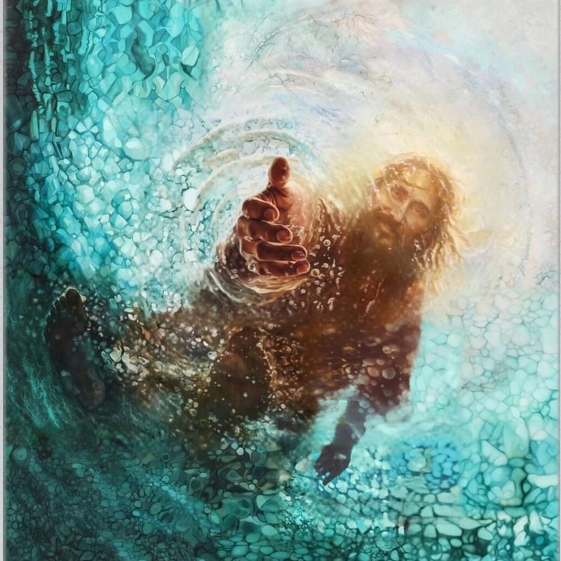 Jesus Leaving the 99 Print - Etsy