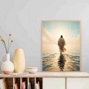 Sunrays of Faith, Christian Art, Jesus Walking on Water Art, LDS Art ...