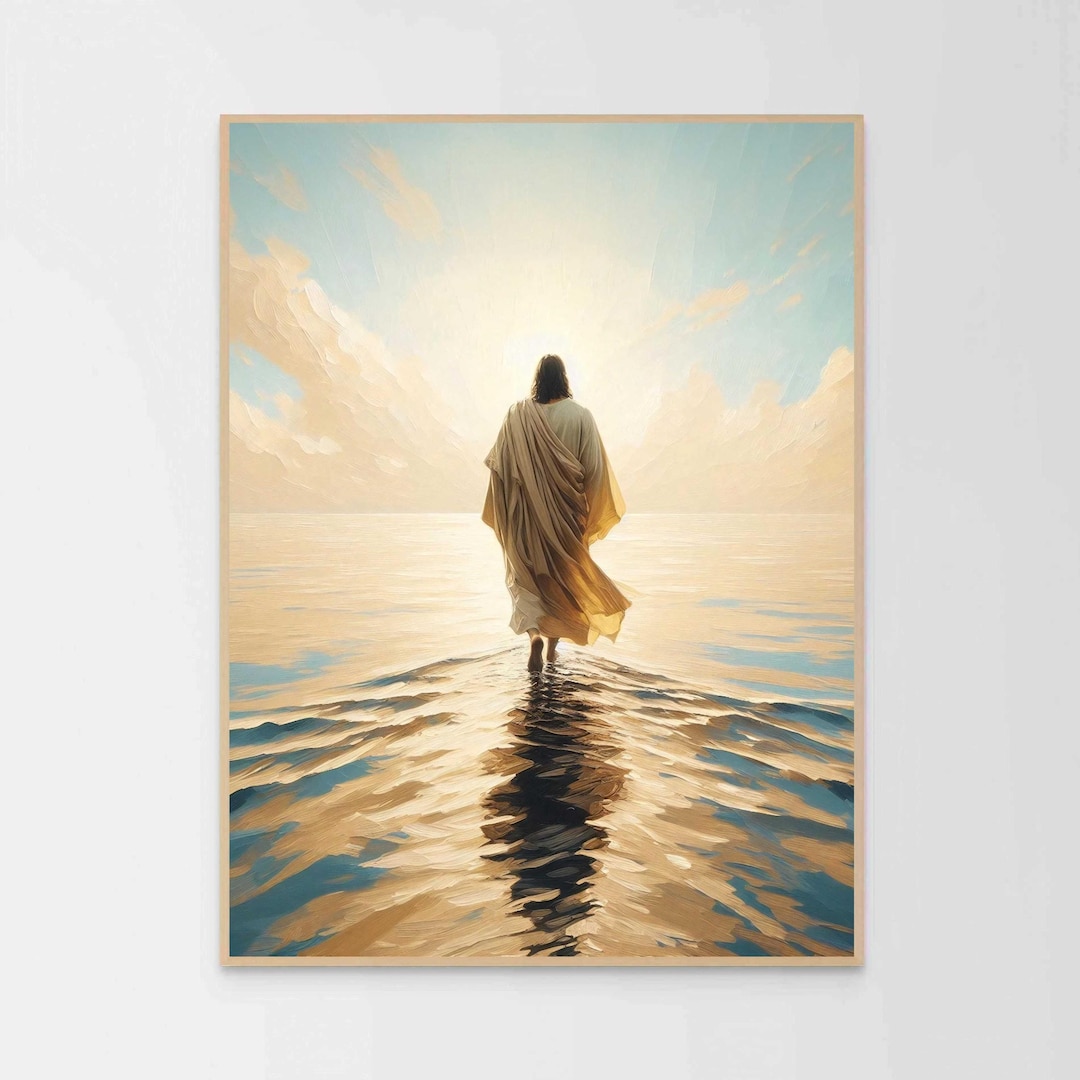 Sunrays of Faith, Christian Art, Jesus Walking on Water Art, LDS Art ...