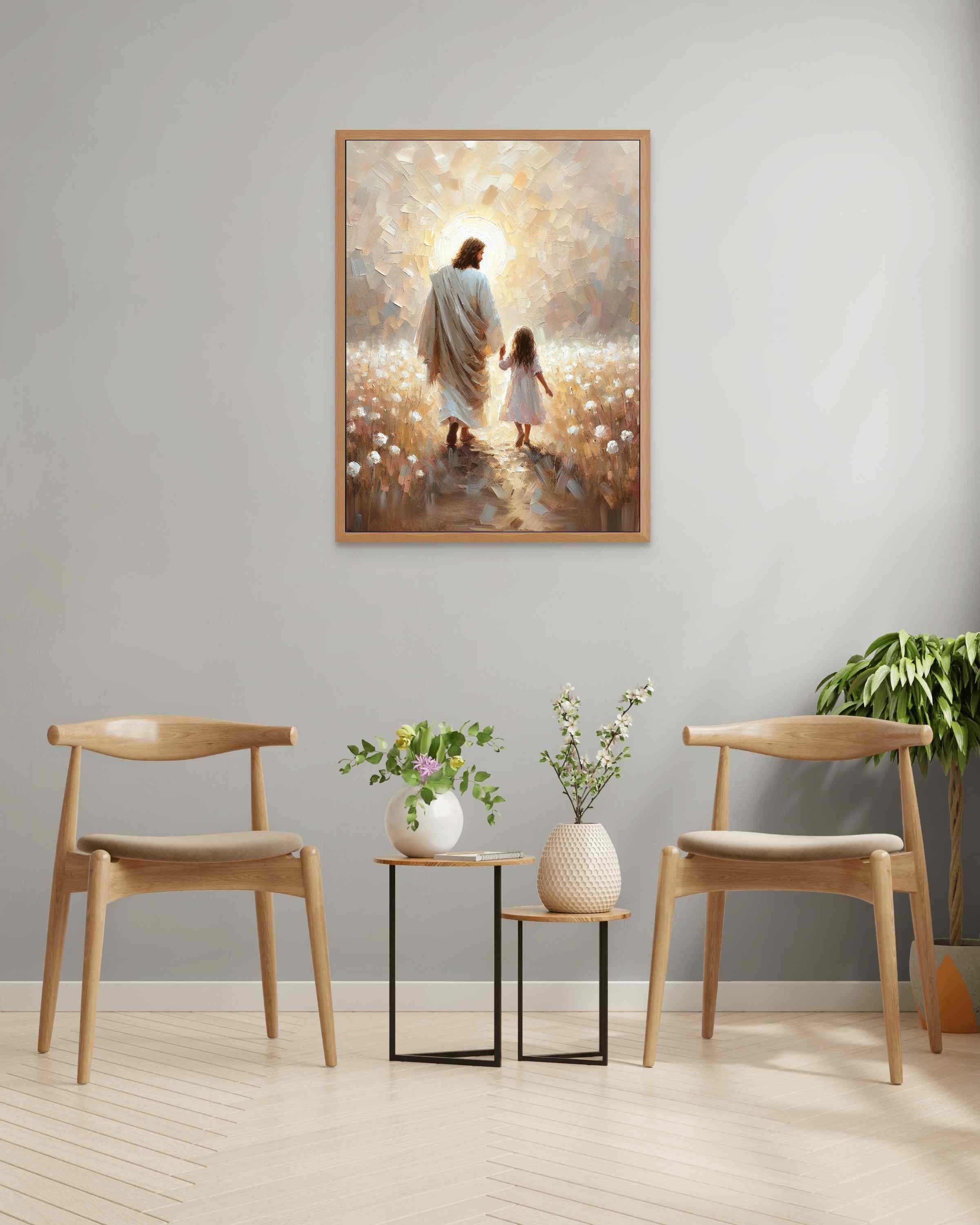 Days With Him, Christian Art, Jesus Walking With Girl, Jesus Picture ...