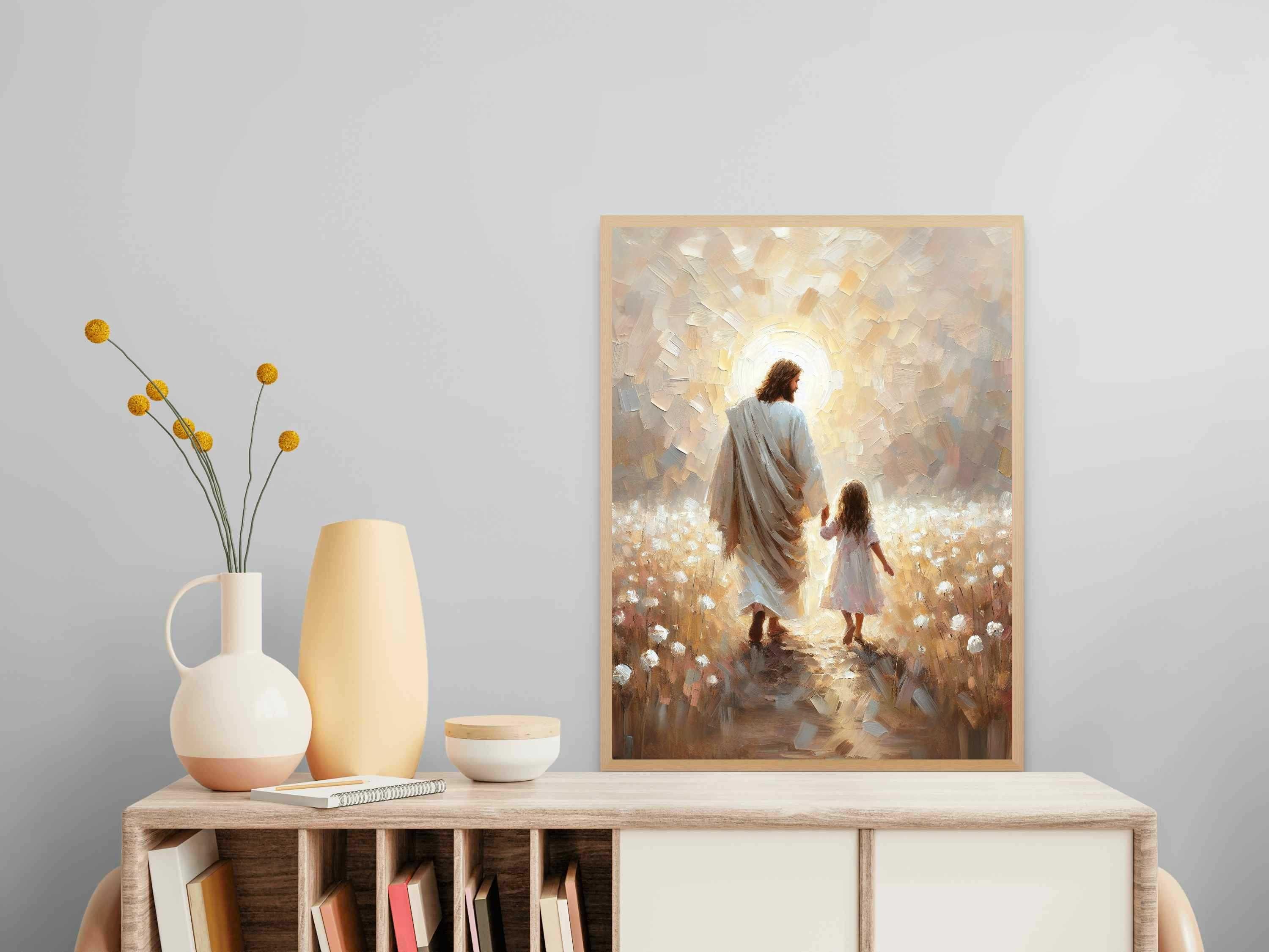 Days With Him, Christian Art, Jesus Walking With Girl, Jesus Picture ...