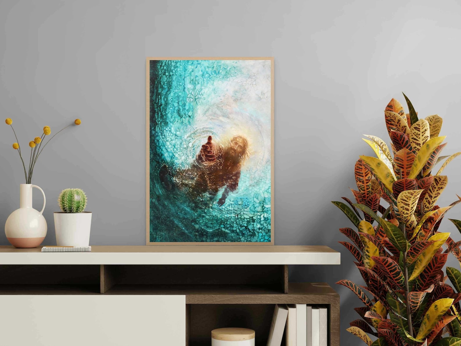 Hand of God, Christian Art, Jesus Painting, Jesus Saves Peter, Picture ...