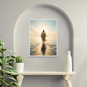 Sunrays of Faith, Christian Art, Jesus Walking on Water Art, LDS Art ...