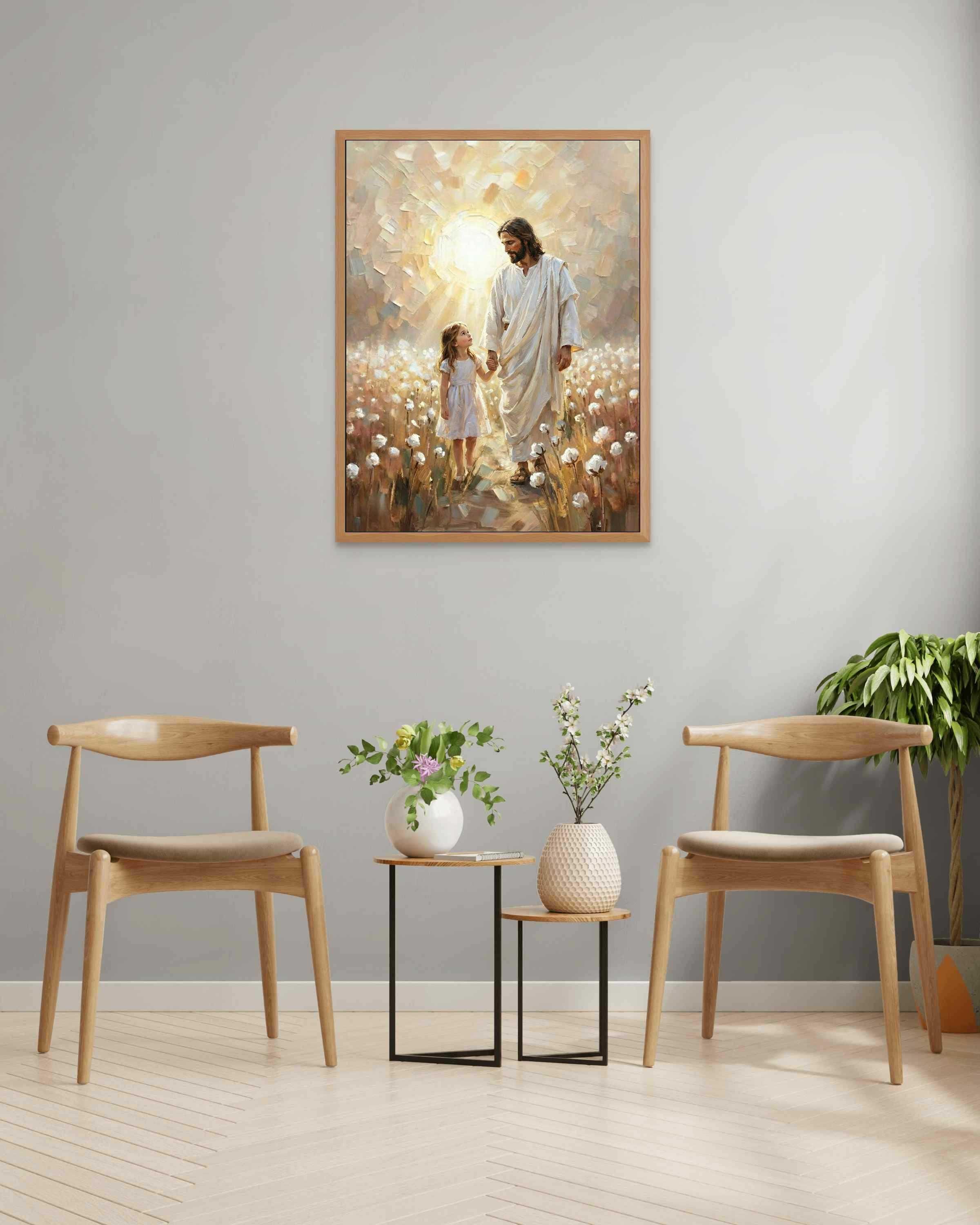Days With Him, Christian Art, Jesus With Girl, Jesus Watercolor, LDS ...