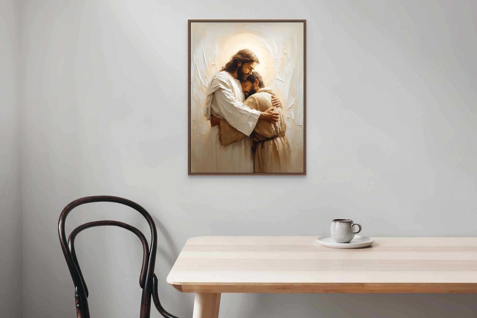 Savior Art, Christian Painting, Jesus With Man, Jesus Painting, LDS Art ...