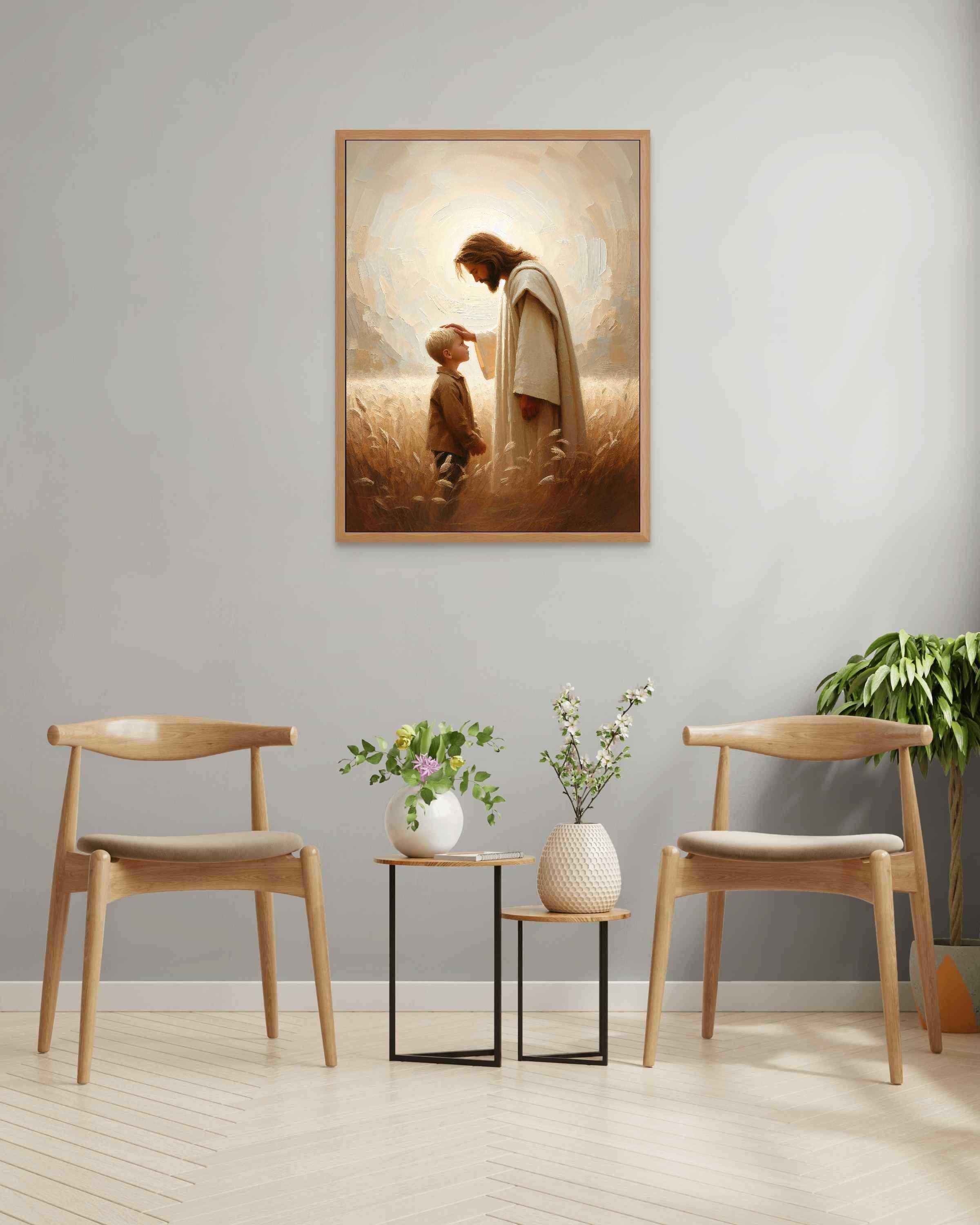 Holy Touch, Christian Art, Jesus and Boy, Jesus Painting, LDS Prints ...