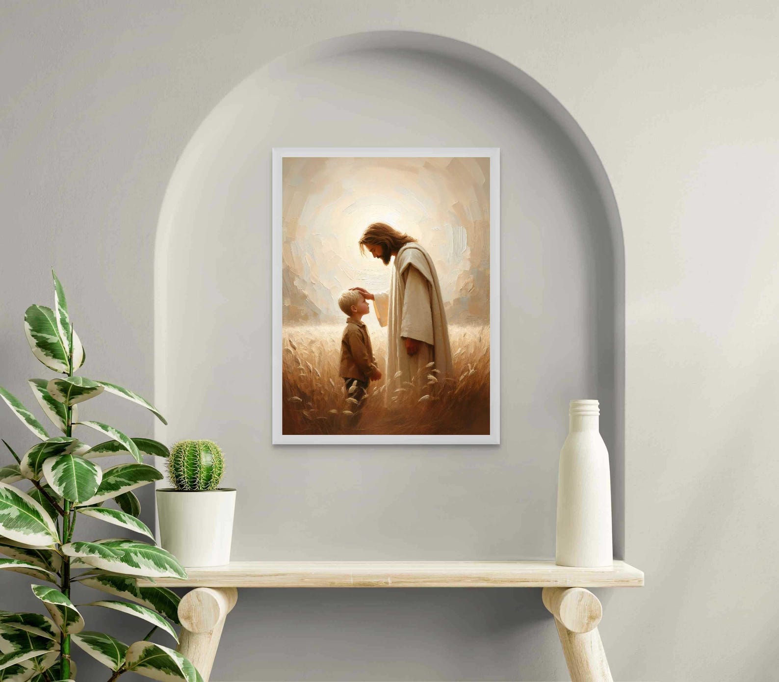 Holy Touch, Christian Art, Jesus and Boy, Jesus Painting, LDS Prints ...