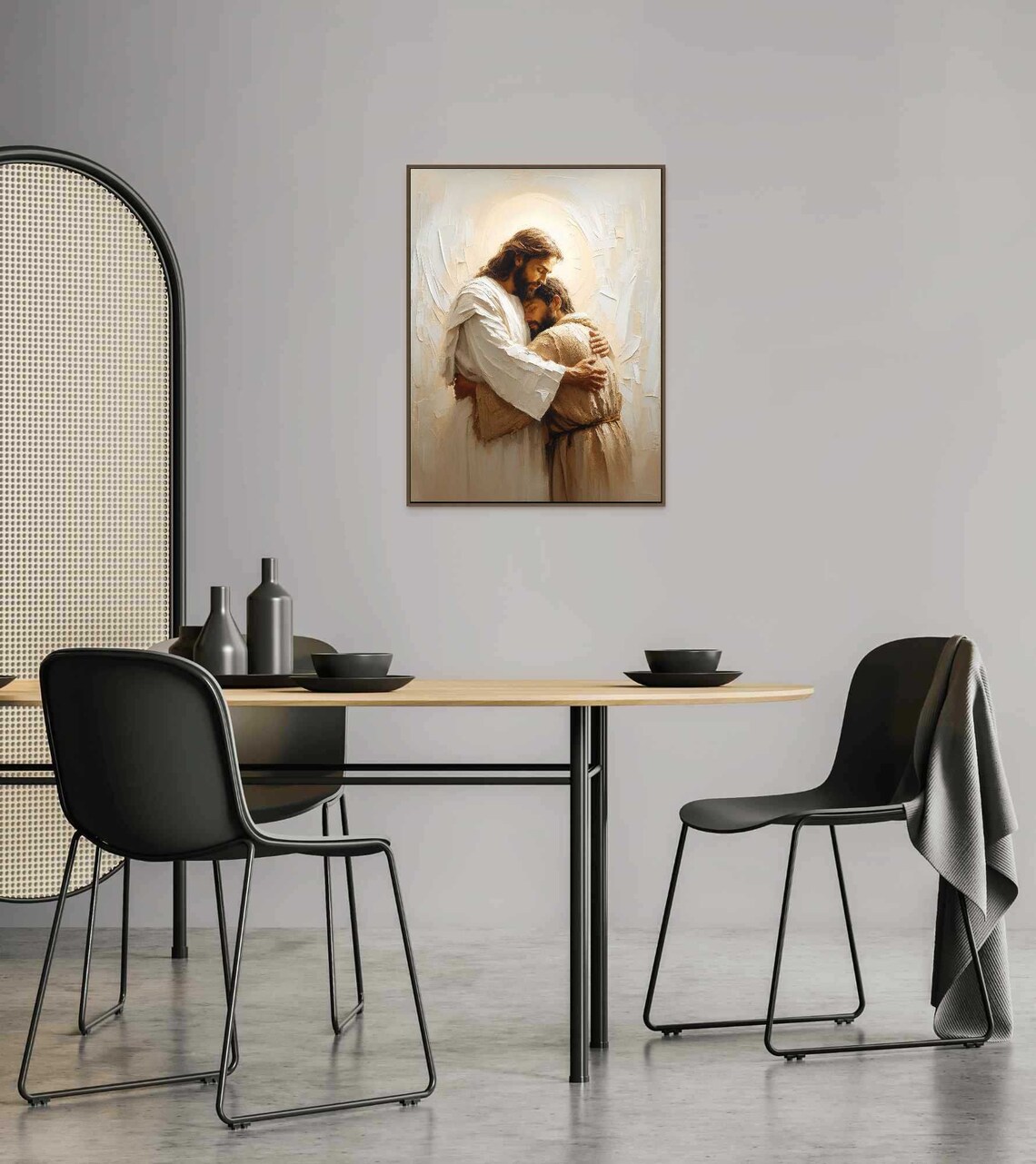 Savior Art, Christian Painting, Jesus With Man, Jesus Painting, LDS Art ...