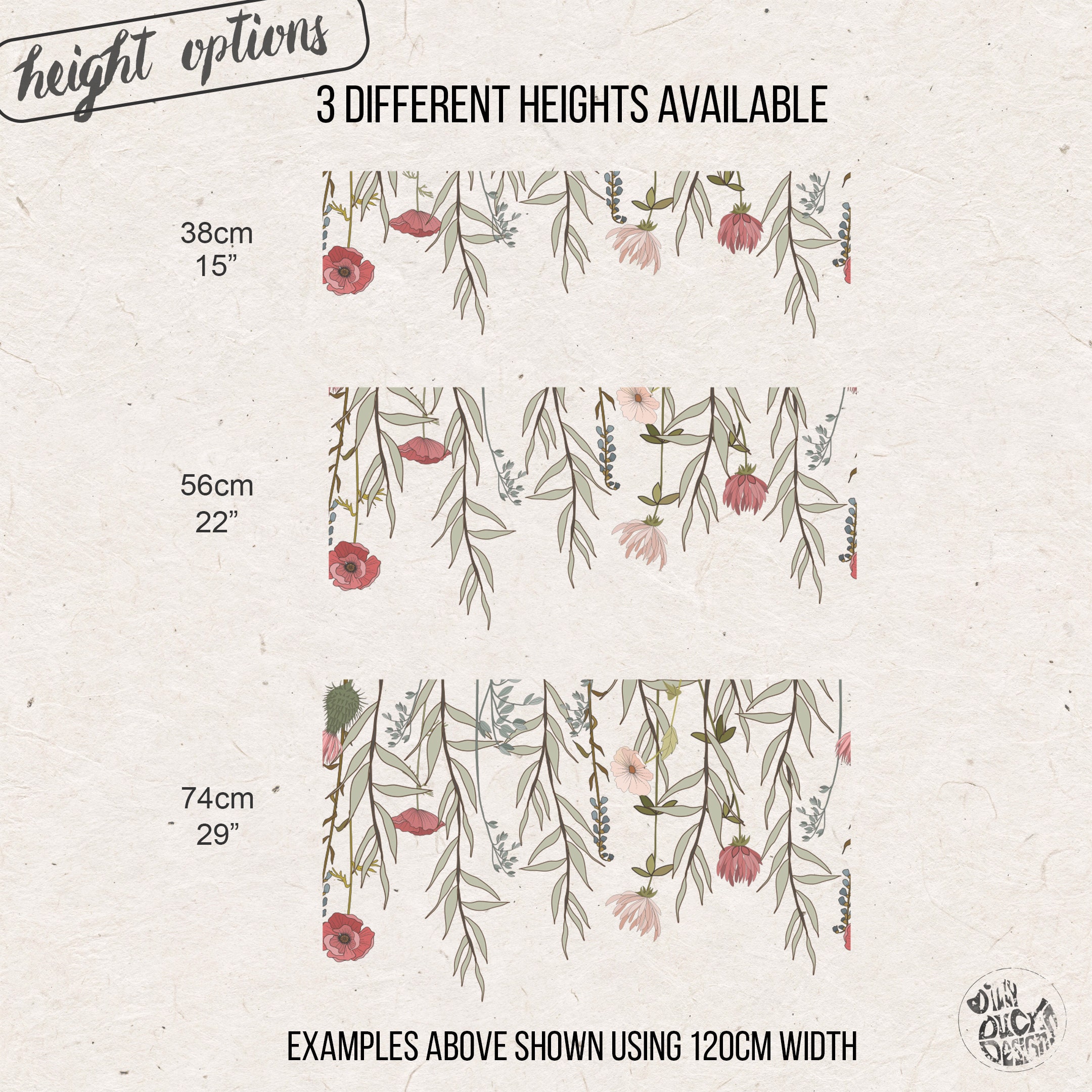 Retro Flower Shop Window Film Border Decal for Business or Retail ...