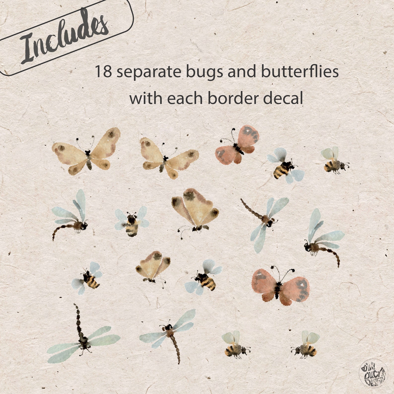 Wild Flower Shop Window Decal Border for Retail Storefront Business ...