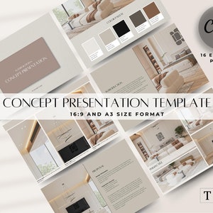 Interior Design Concept Presentation, Project Proposal, Client ...