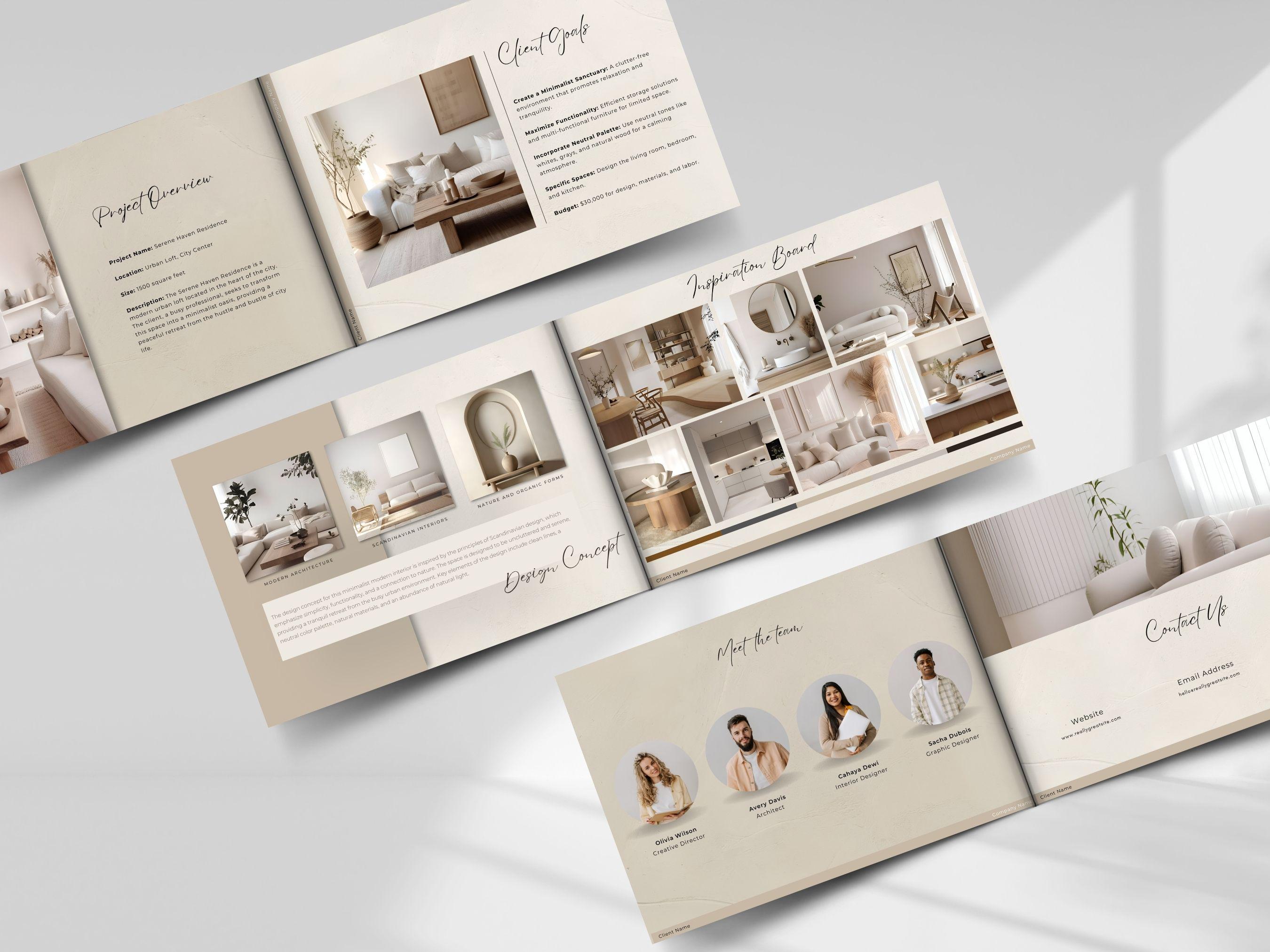 Interior Design Project Presentation, Moodboard and Concept Client ...