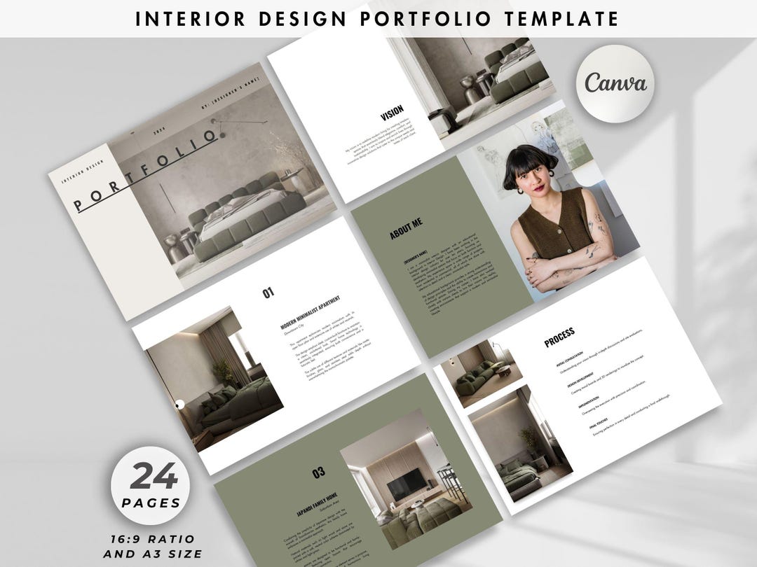 Interior Design Portfolio, Client Presentation, Portfolio Layout ...