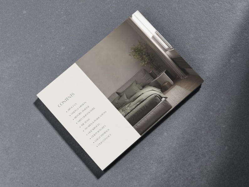 Interior Design Portfolio Template, Client Presentation & Proposal ...