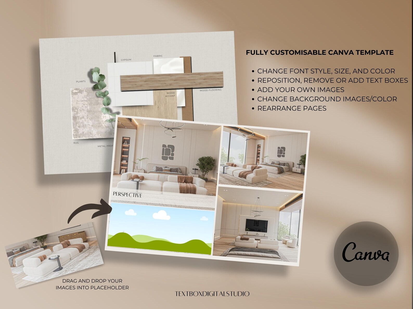 Interior Design Concept Presentation, Project Proposal, Client ...