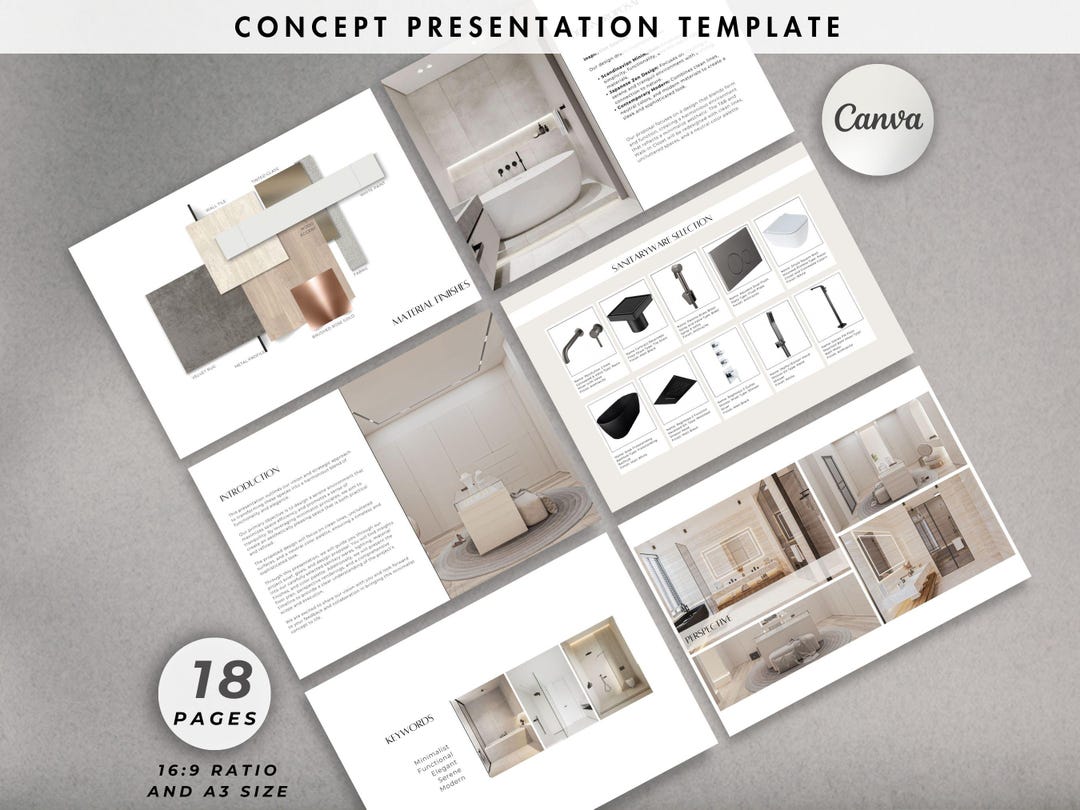 Interior Design Concept Presentation, Project Proposal and Client ...