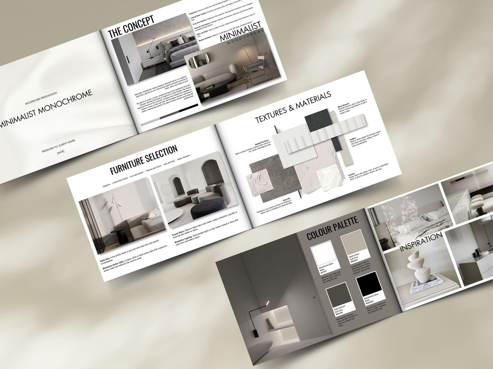 Interior Design Moodboard Template: Client Presentation (canva Template ...