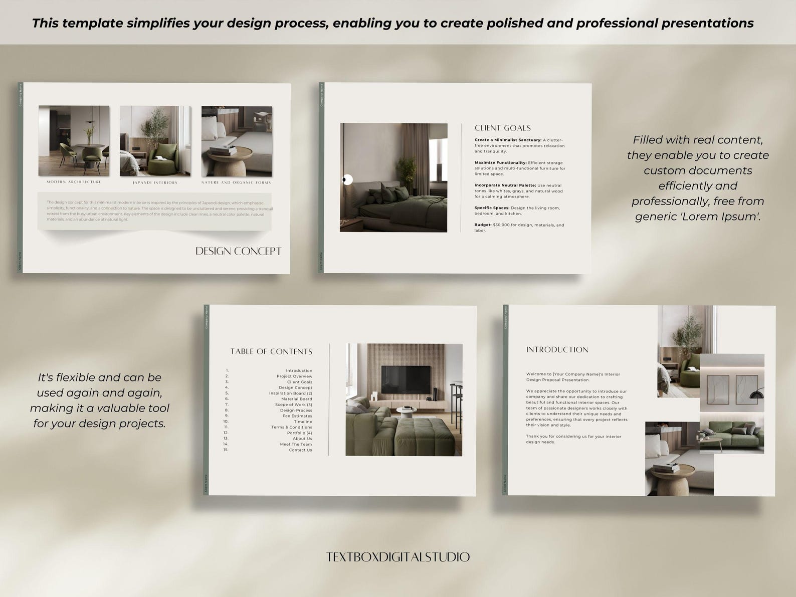Interior Design Proposal Template, Project Proposal Client Presentation ...