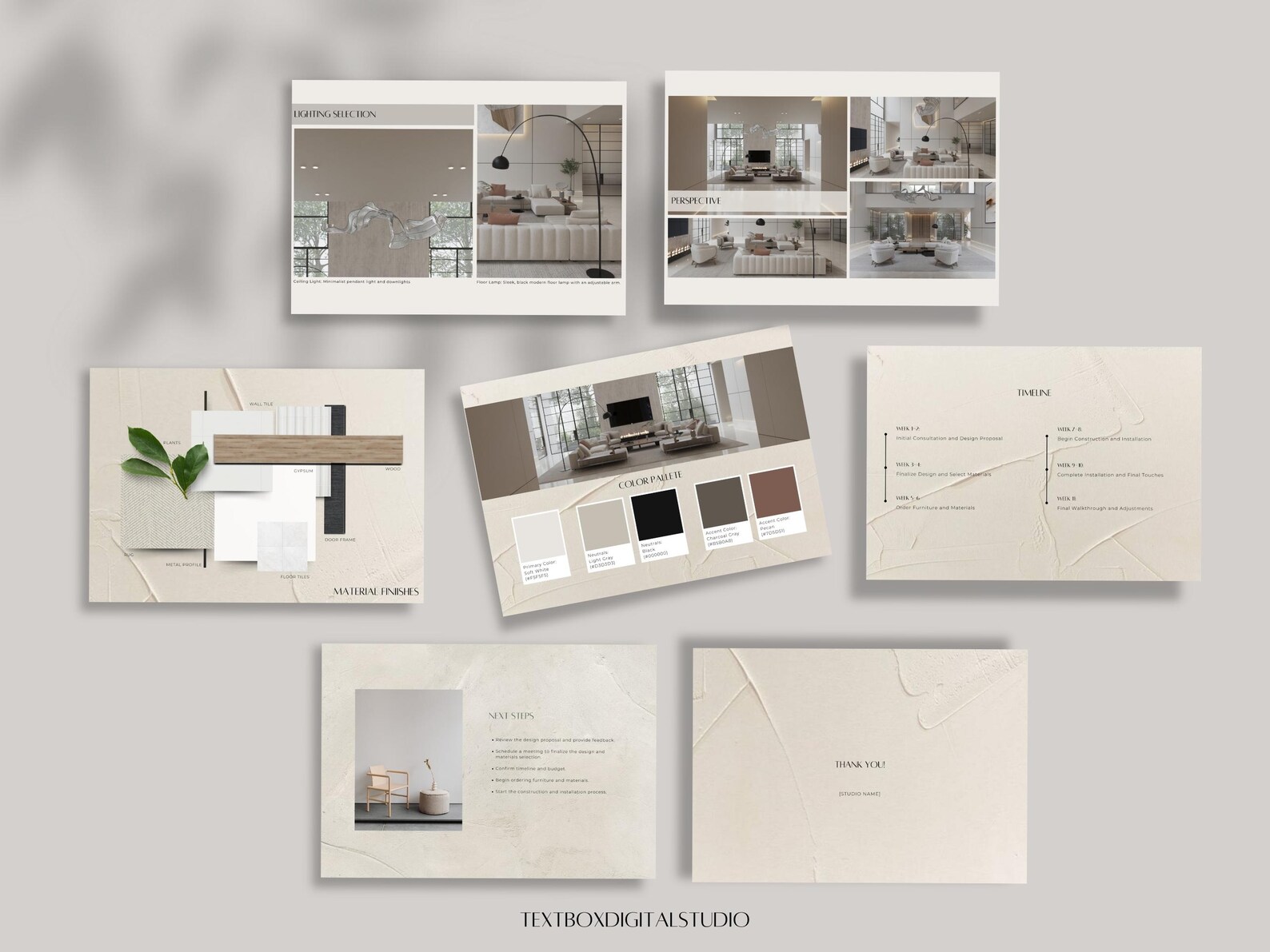 Interior Design Concept Presentation, Project Proposal, Client ...