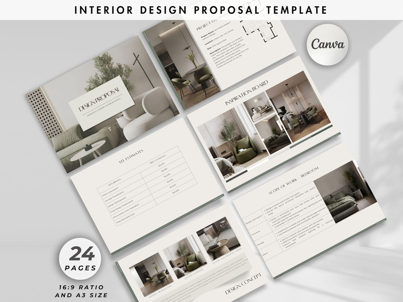 Interior Design Proposal Template, Project Proposal Client Presentation ...