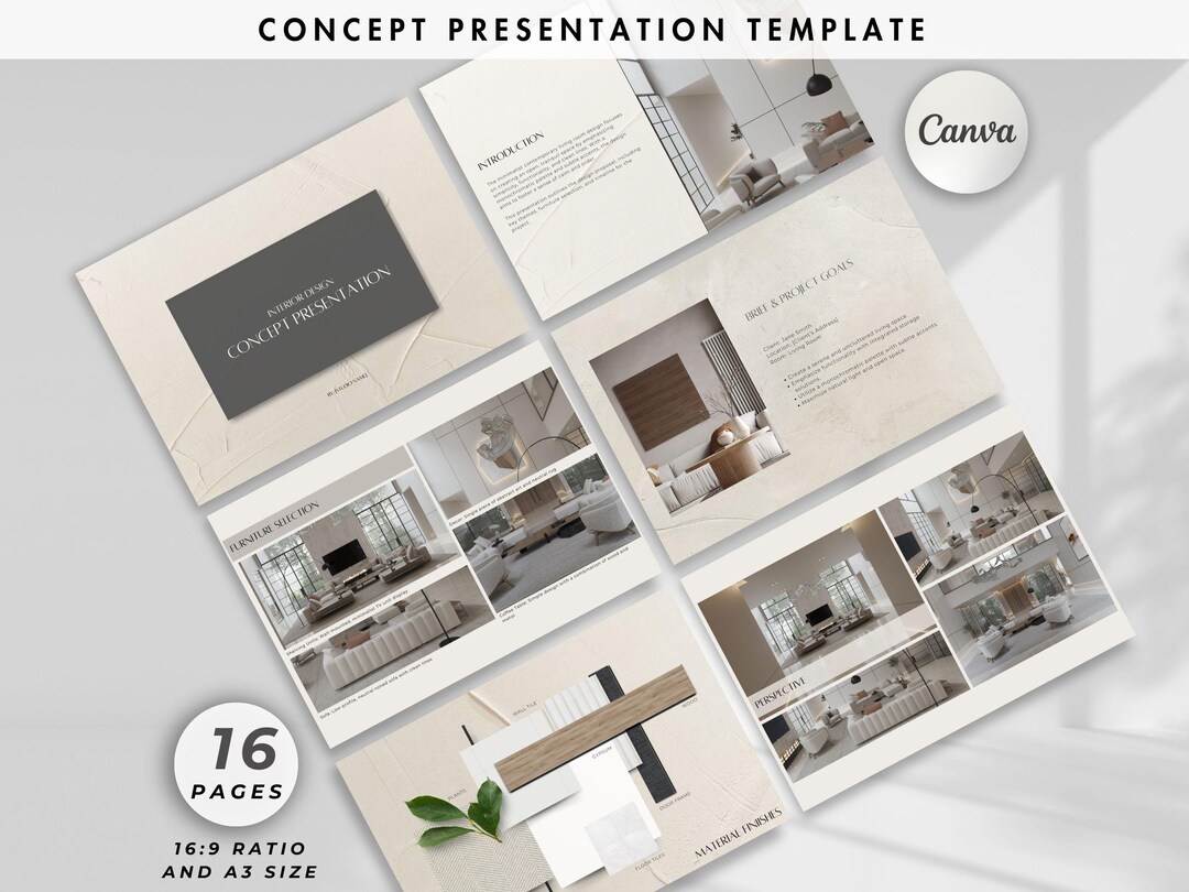 Interior Design Concept Presentation, Project Proposal, Client ...