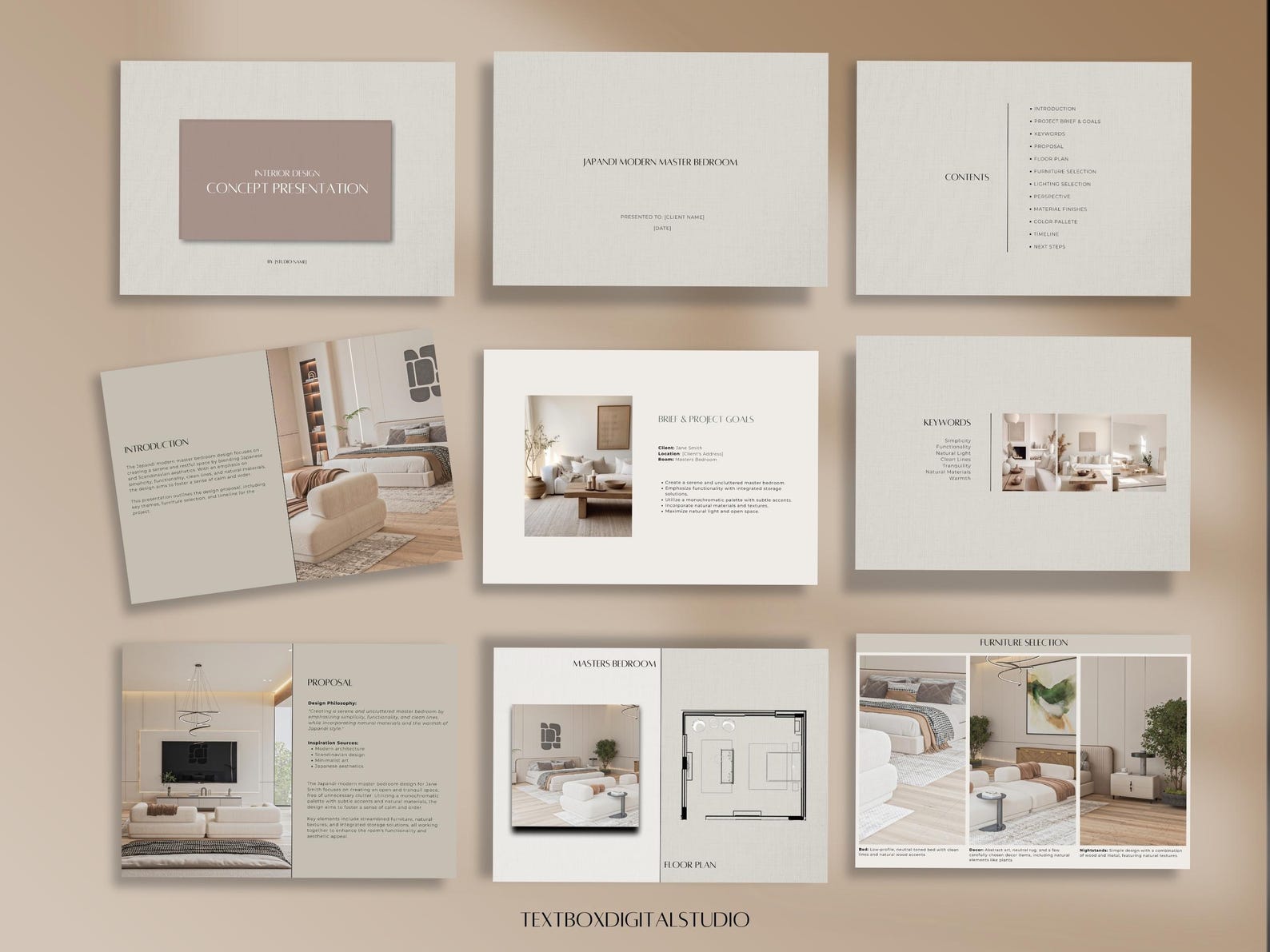 Interior Design Concept Presentation, Project Proposal, Client ...