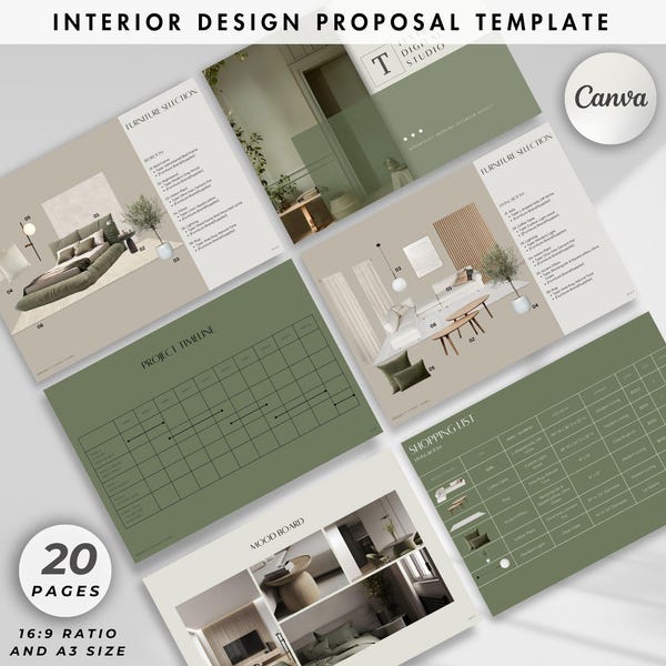 Interior Design Portfolio, Client Presentation, Portfolio Layout ...