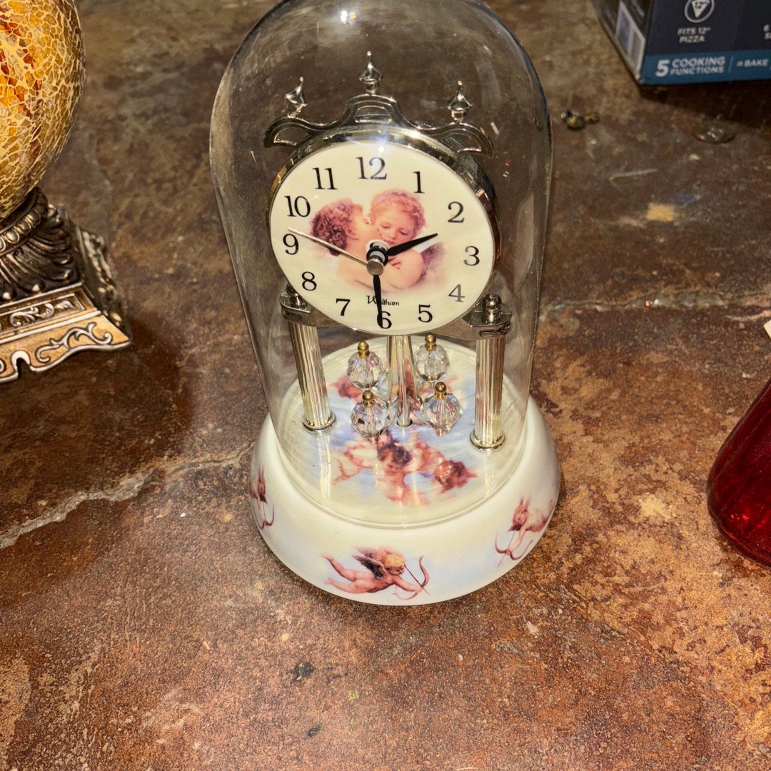 Waltham Vintage Angels Anniversary Clock - Etsy