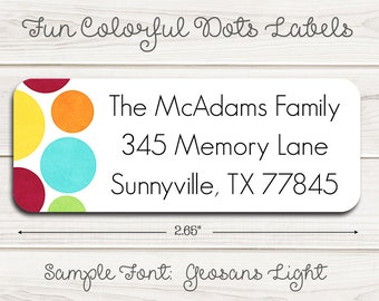 Fun Address Labels - Etsy