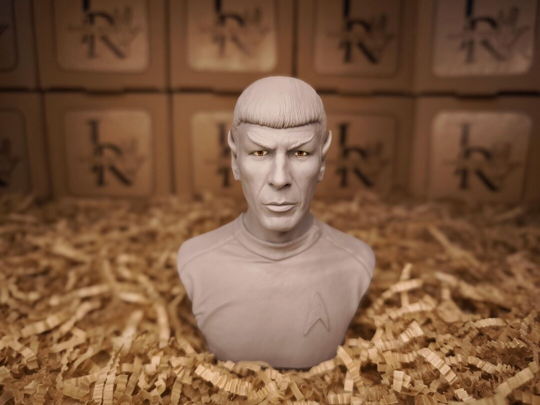 Vulcan Logic Bust – Sci-fi Minimalist Art – Handmade Space Culture ...