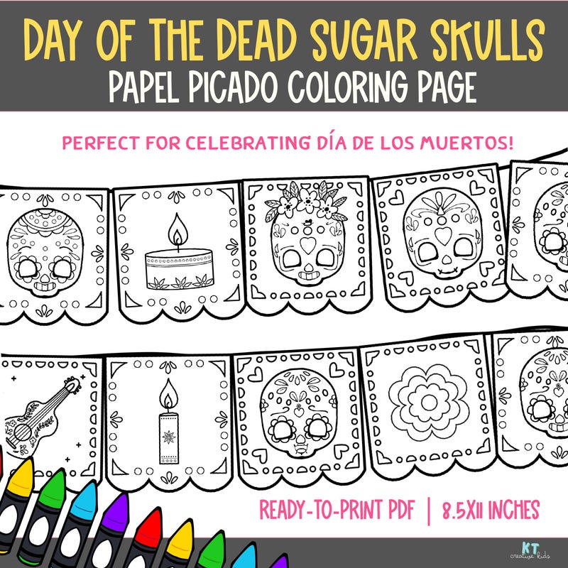 Día De Muertos Frame Svg - Etsy