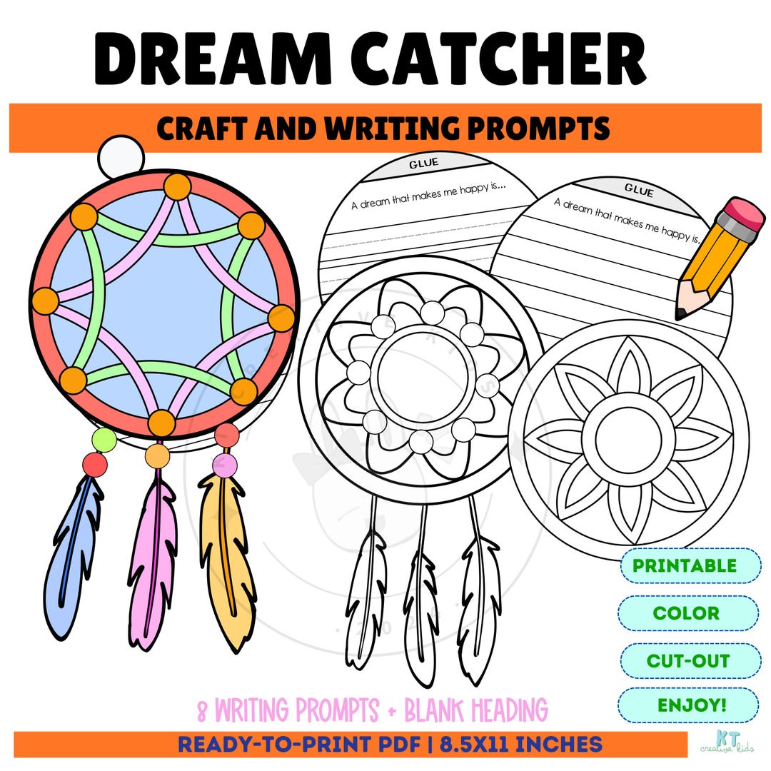 Dream Catcher Craft Writing Prompts | Indigenous Peoples Day & Heritage ...