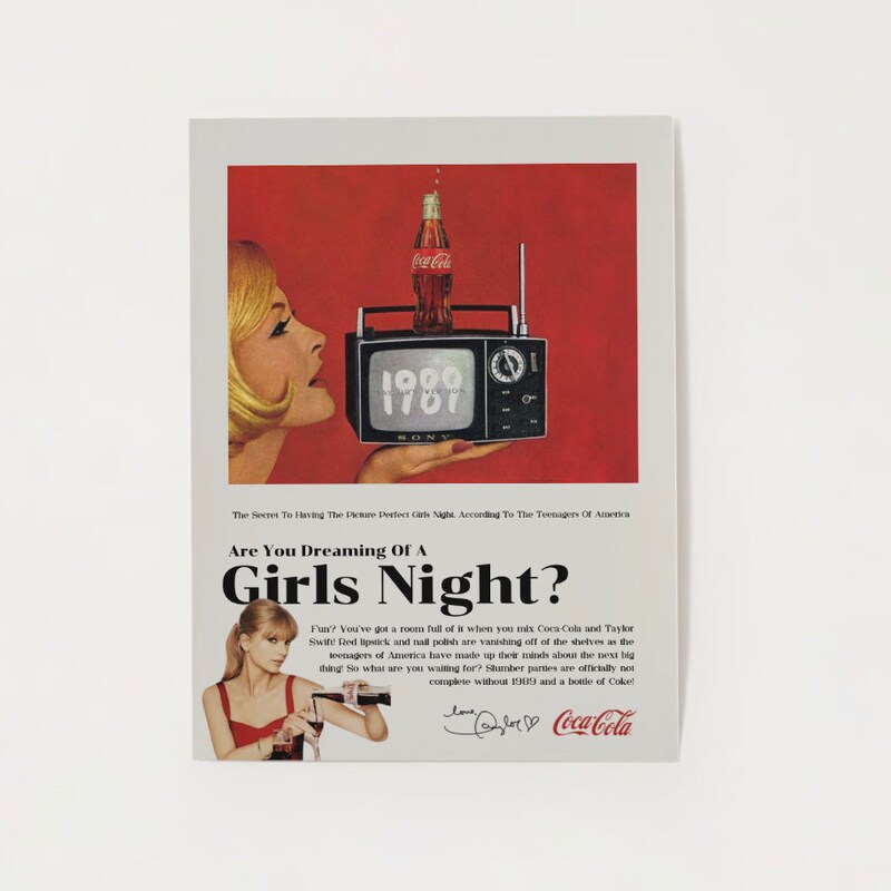 Coca Cola Ad - Etsy