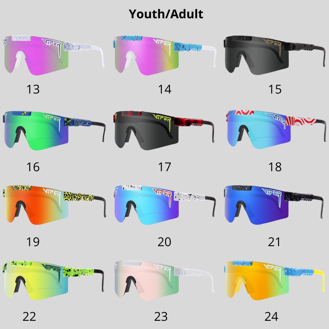 Pit Viper Kids/youth/adult Sunglasses Summer Cycling Glasses Party ...