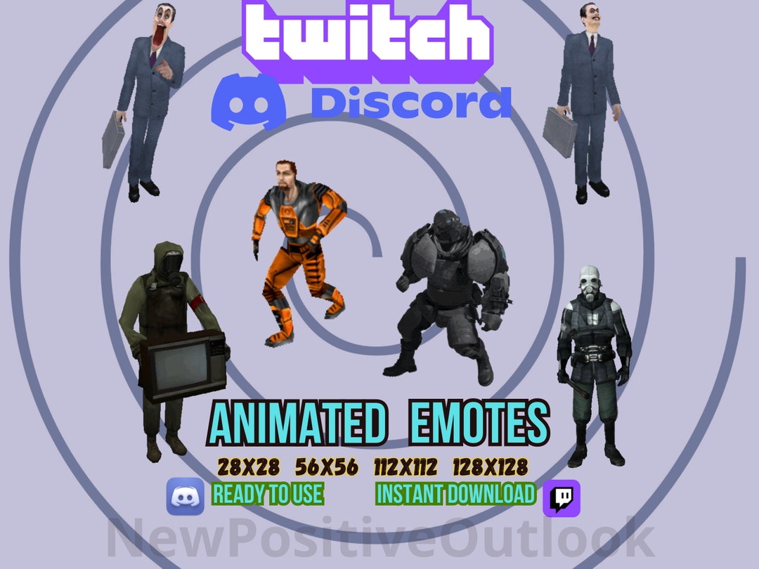 6 Animated Half Life Emotes, Twitch Emotes, Discord Emotes, Streamers ...