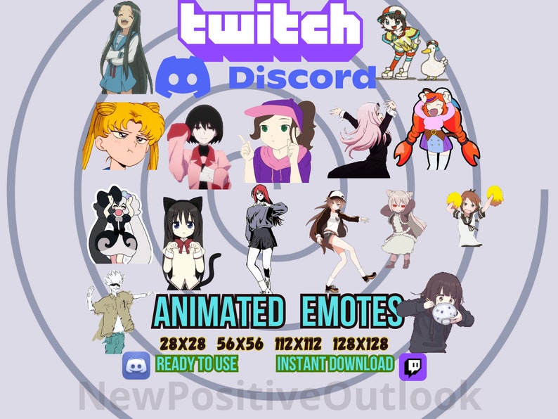 15 Animated Anime Memes Emotes, Twitch Emotes, Discord Emotes, Manga ...