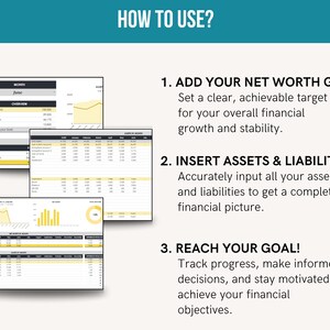Net Worth Tracker Spreadsheet Google Sheets Template Digital Net Worth ...