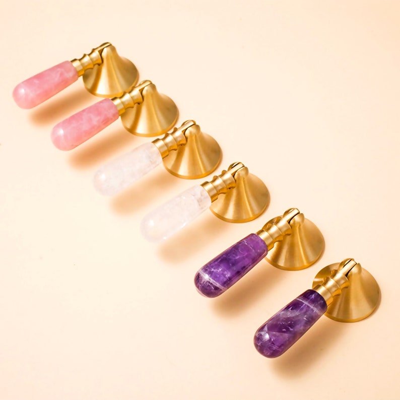 Crystal Drop Knobs Solid Brass Crystal Drop Knobs Gold Crystal Drop Knobs Crystal Dresser Knobs ...