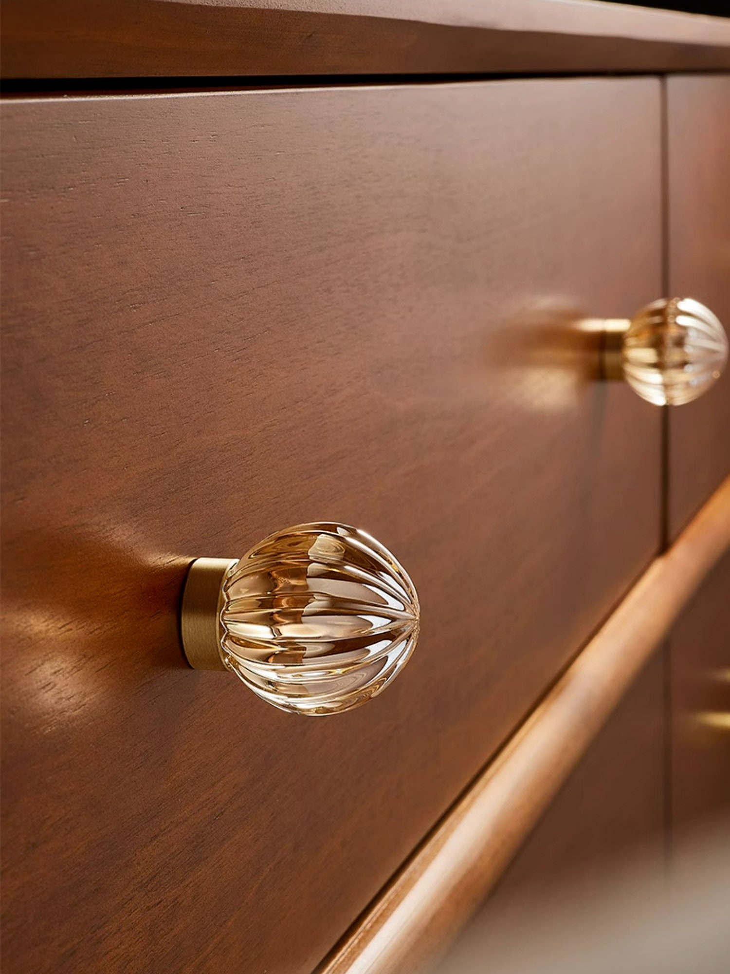 Crystal Drawer Knobs | Clear Glass Knobs | Champagne Crystal Knobs ...